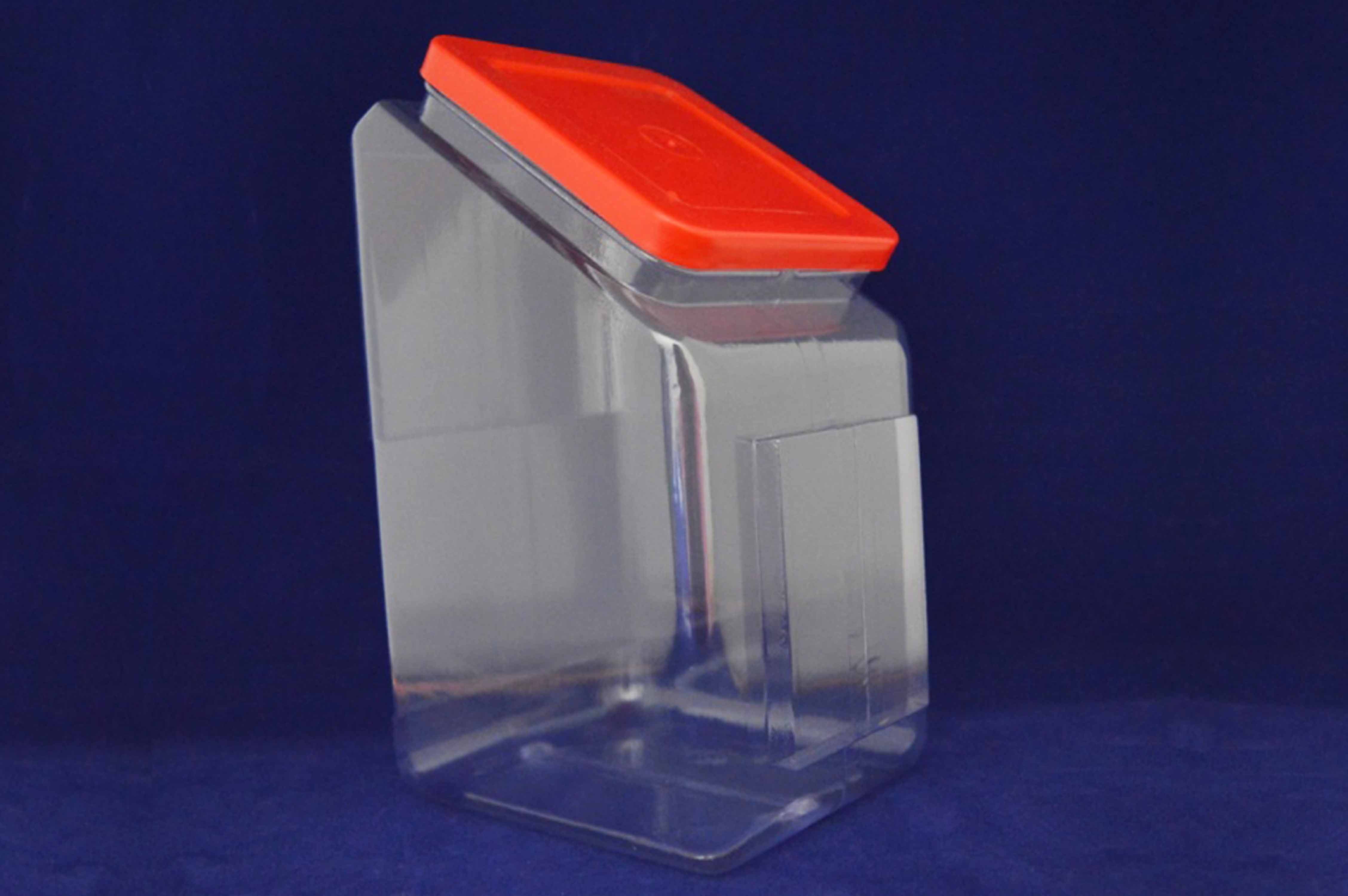 ENVASES PLÁSTICOS: FRASCO MODULAR APILABLE 95GR PVC SIN LOGO